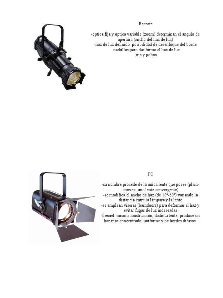 Tipos de Focos Básicos | PDF