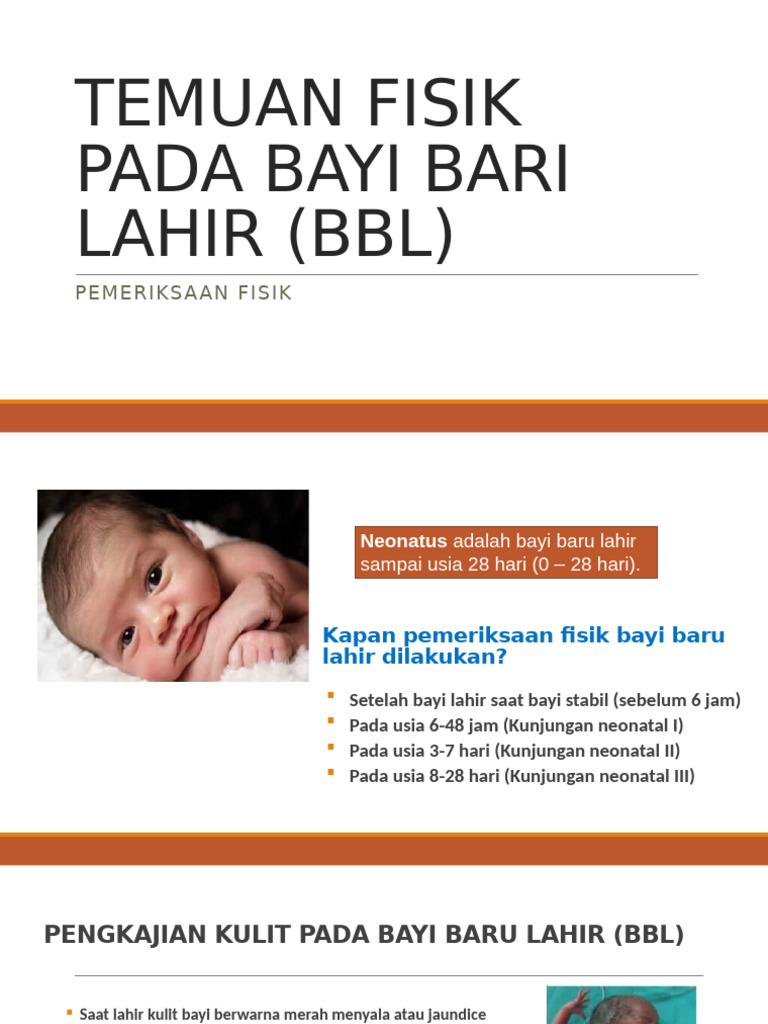 Pemfis Bayi Baru Lahir | PDF