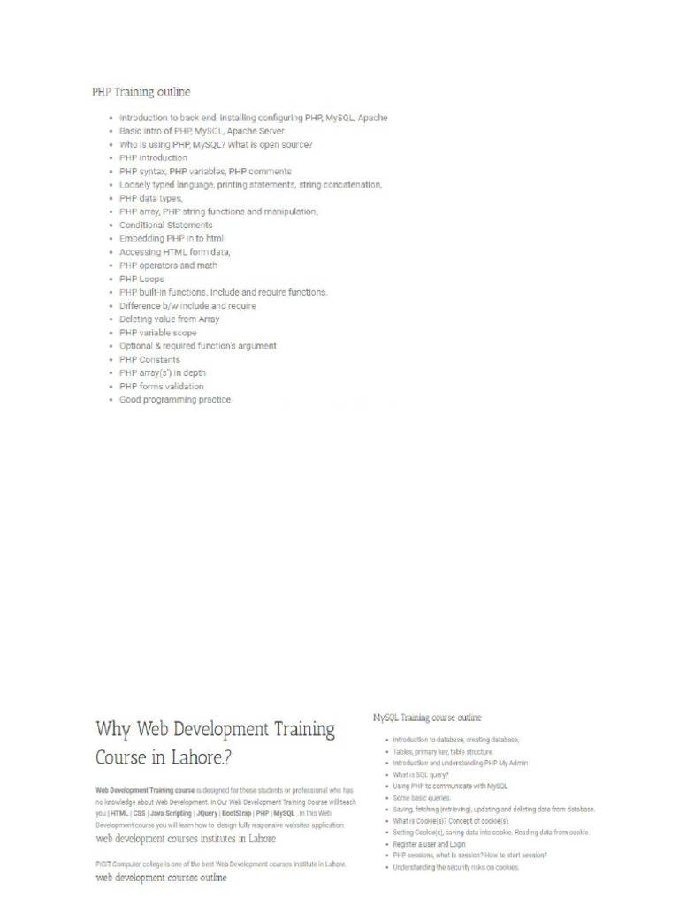Web Development | PDF