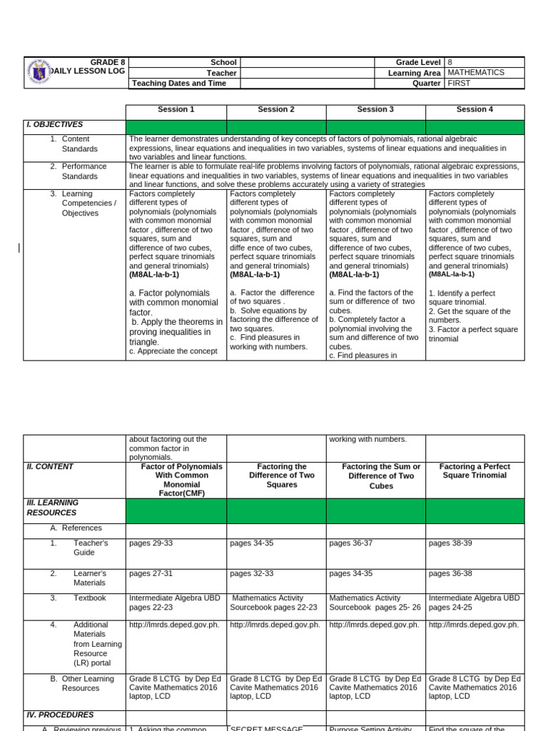 G8DLL Q1W1 LC01 | PDF