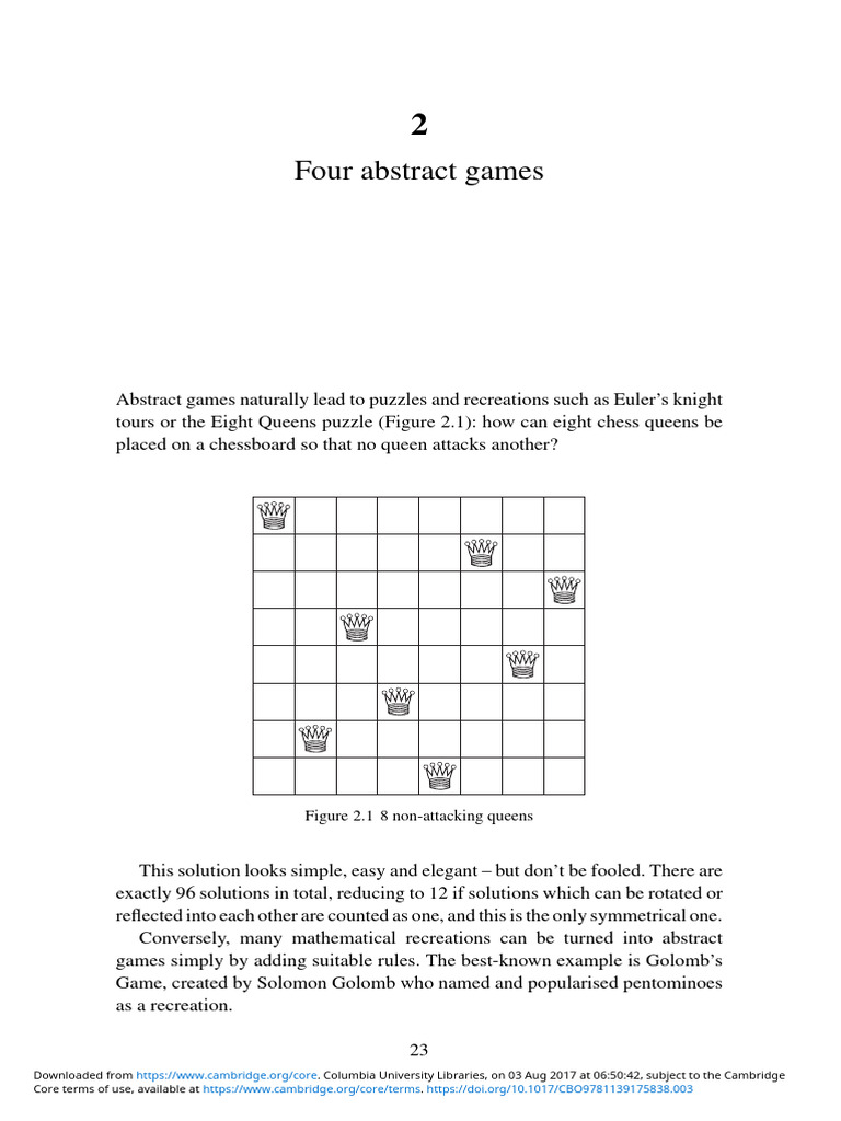 Abstract Games | PDF