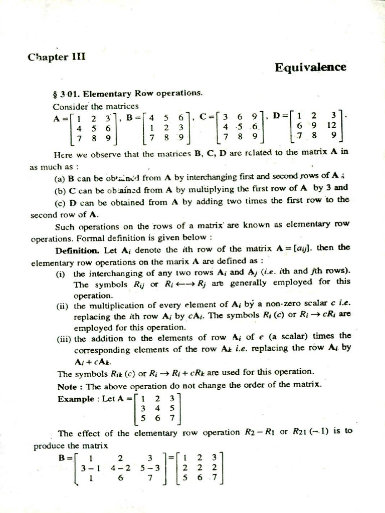 III. Equivalence | PDF