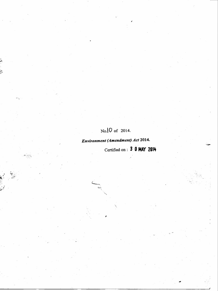 Environment Act 2000 | PDF