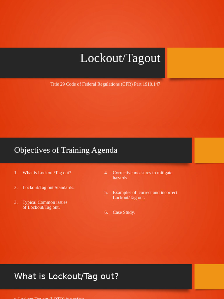 Safety Topic Day-15 LOTO | PDF