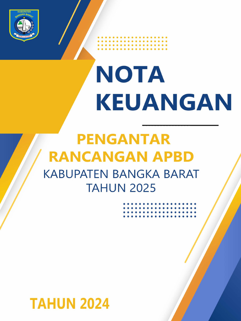 COVER NOTA KEUANGAN 2025 | PDF