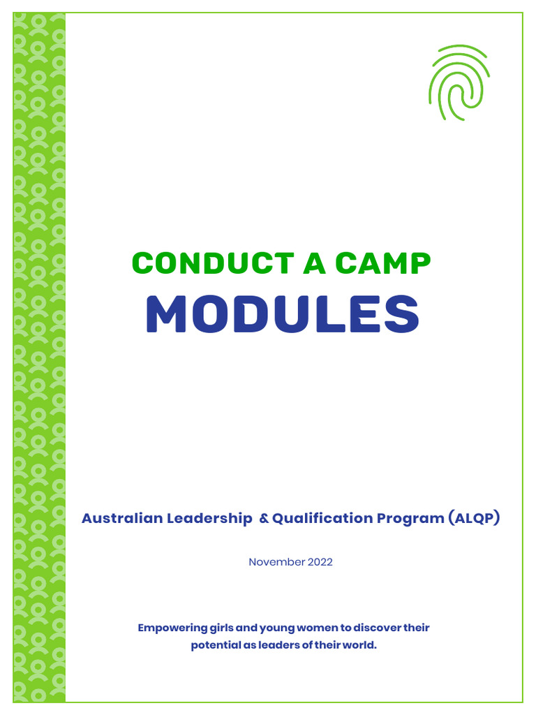 Conduct A Camp Module 1 | PDF