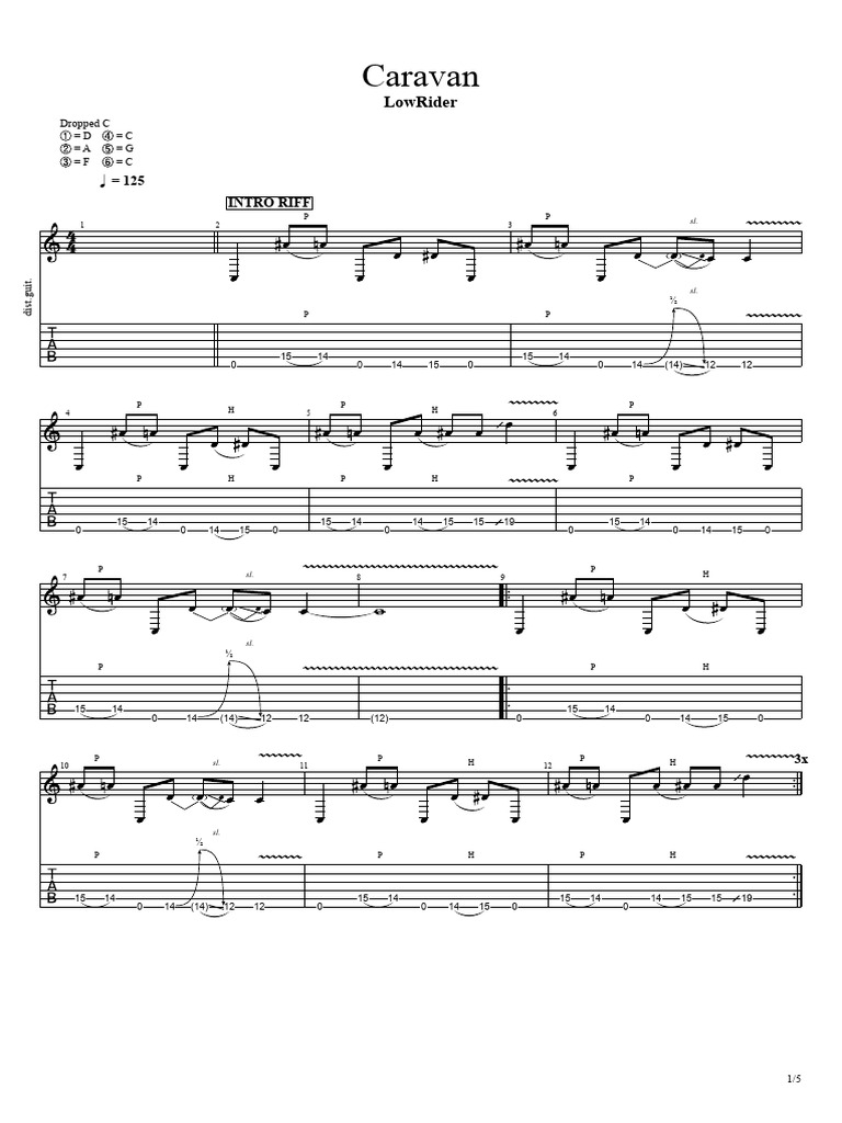 LowRider - Caravan | PDF