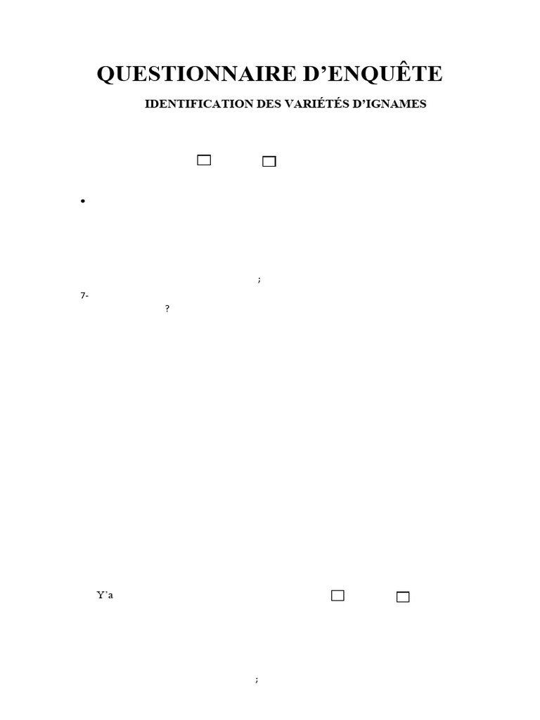 Questionnaire D | PDF