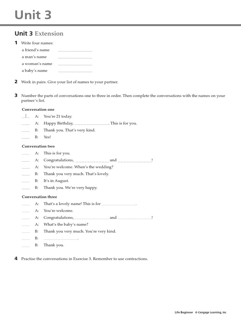 Beg Unit3 Extension Be | PDF