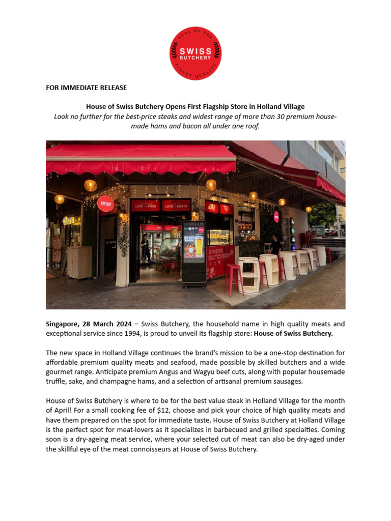 House of Swiss Butchery | PDF