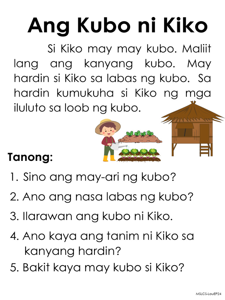 Ang Kubo ni Kiko | PDF