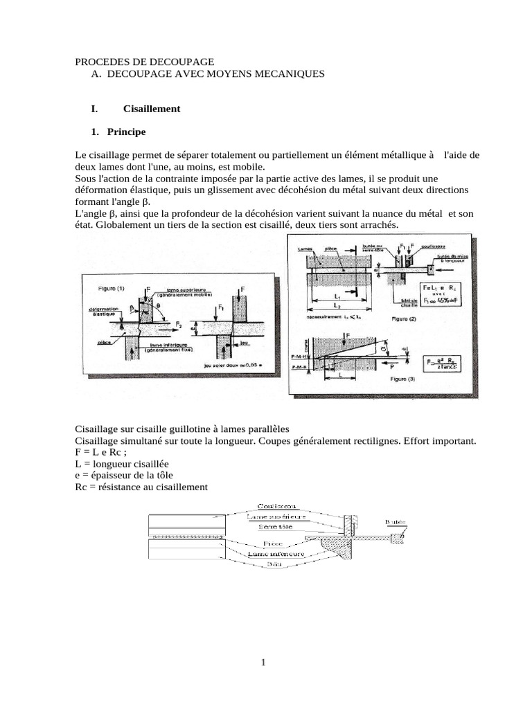 1- leçon de découpage | PDF