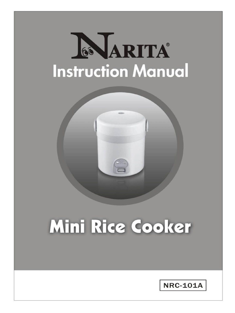 Manual Rijstkoker NRC 101A | PDF