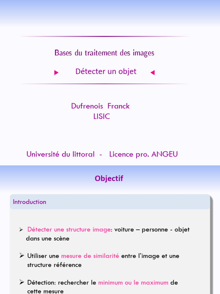 Detection D'objets | PDF