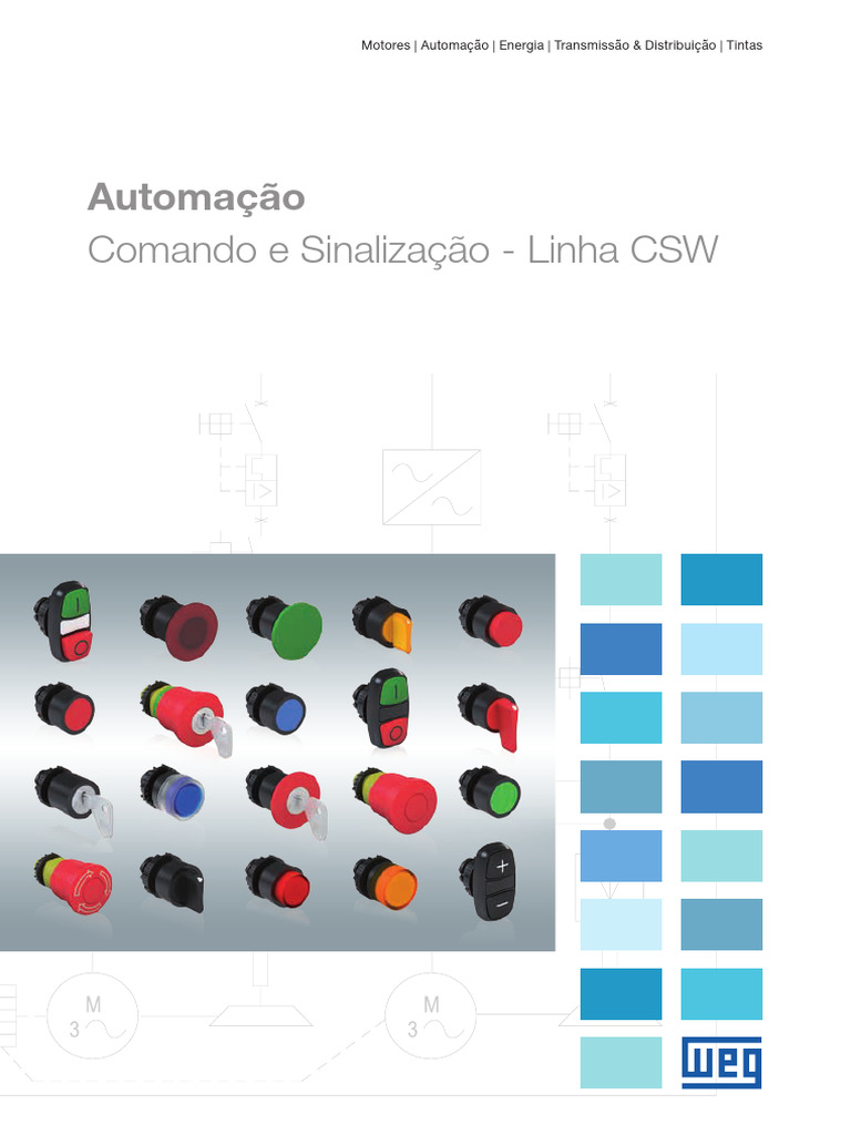 WEG Linha CSW Comando e Sinalizacao Catalogo Especifico 50009820 ...