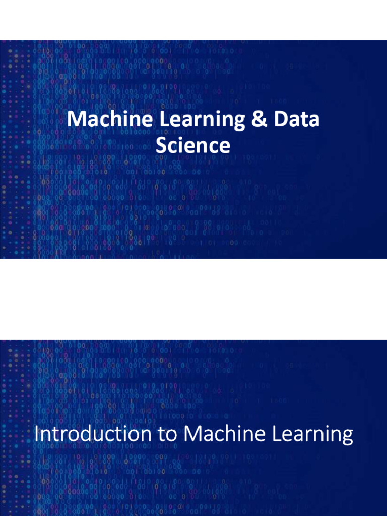 Data Science & Machine Learning | PDF