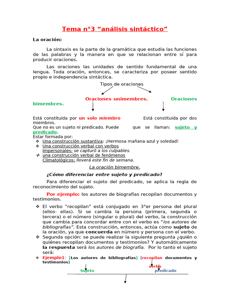 Análisis Sintactico | PDF