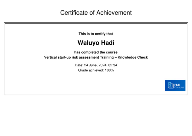 Vertical Start-Up Risk Assessment | PDF