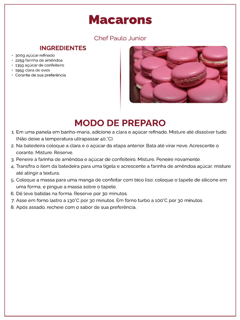 Macarons | PDF