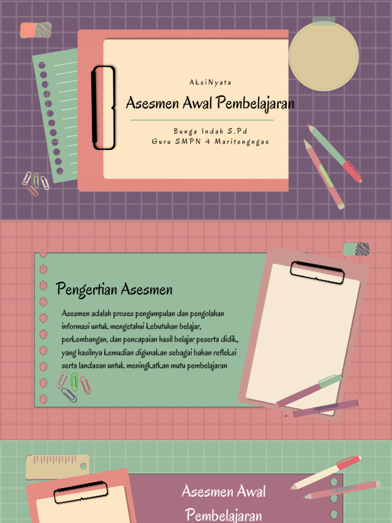 Asesmen Awal Pembelajaran | PDF