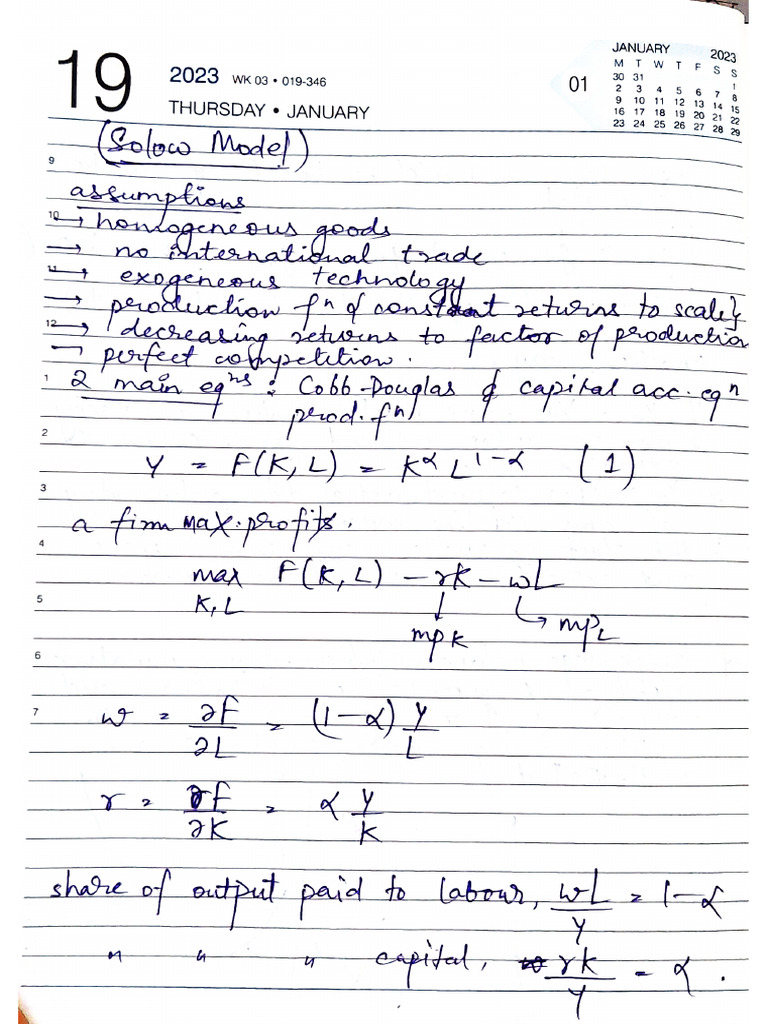 Bhavesh - Solow Model | PDF