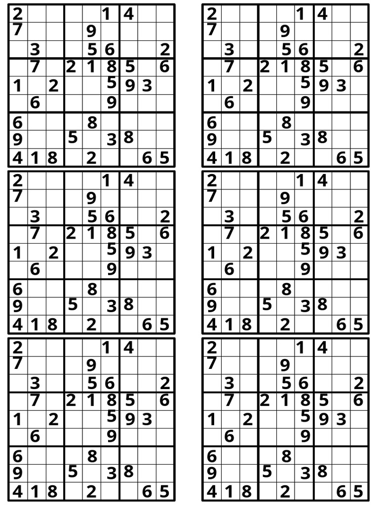 Sudoku | PDF
