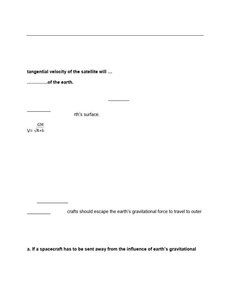 Space | PDF | Orbit | Satellite