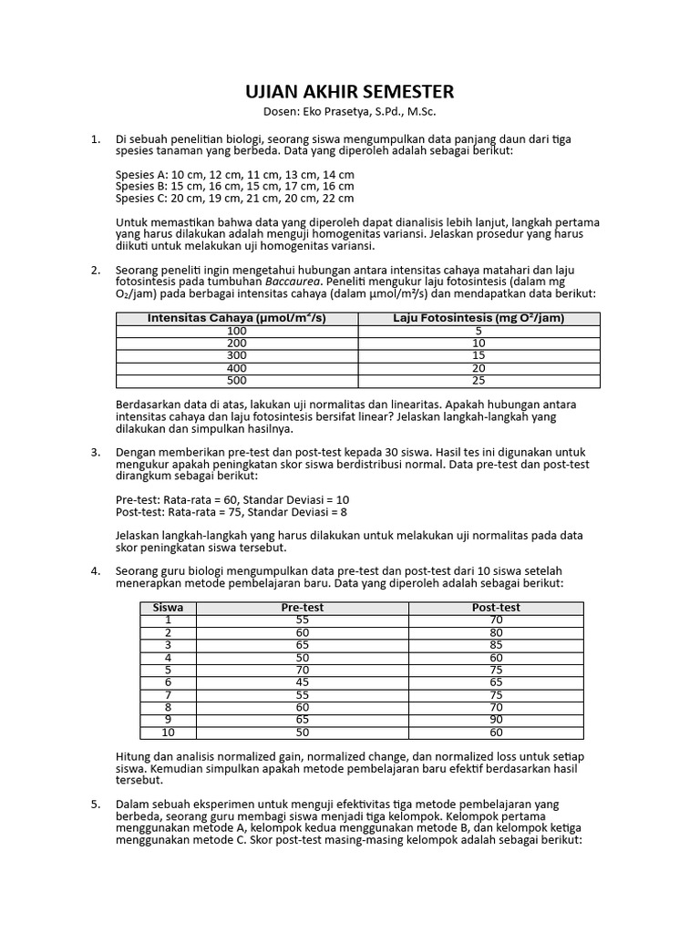UAS Statistika | PDF