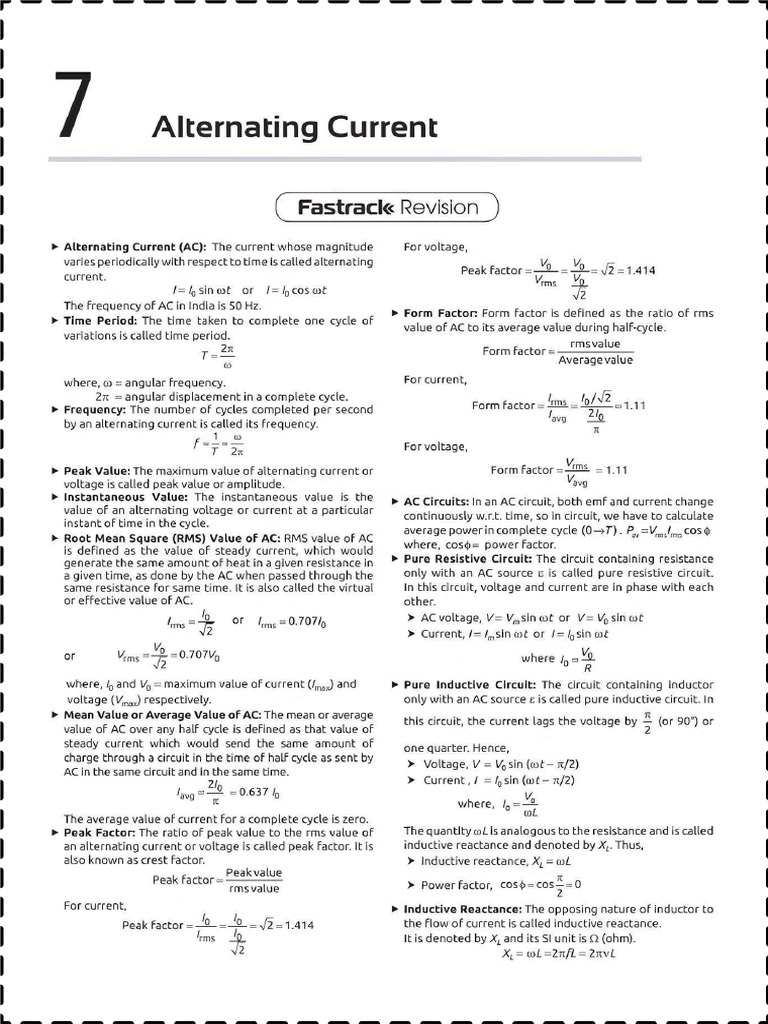 Alternating current | PDF