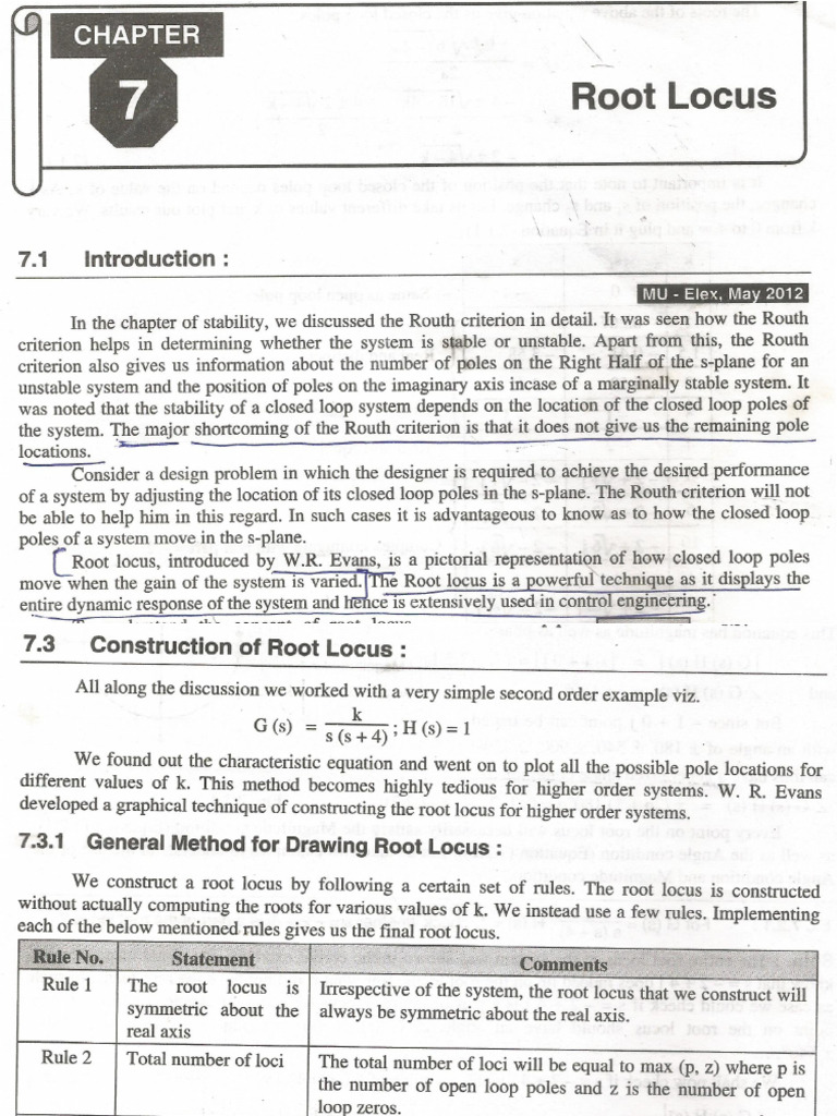 Root Locus Doc 1 - Basics of Root Locus Construction | PDF