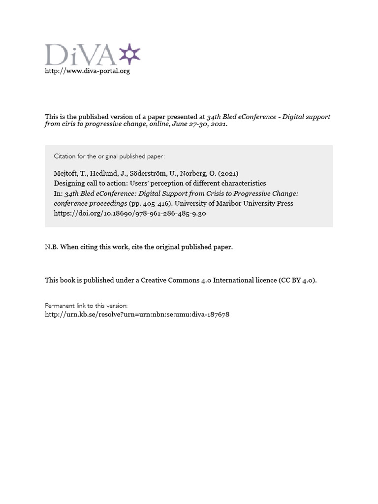 Designing Call-To Action | PDF