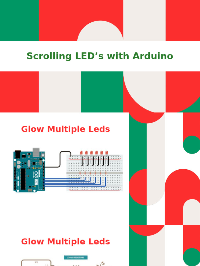Scrolling LED's With Arduino | PDF
