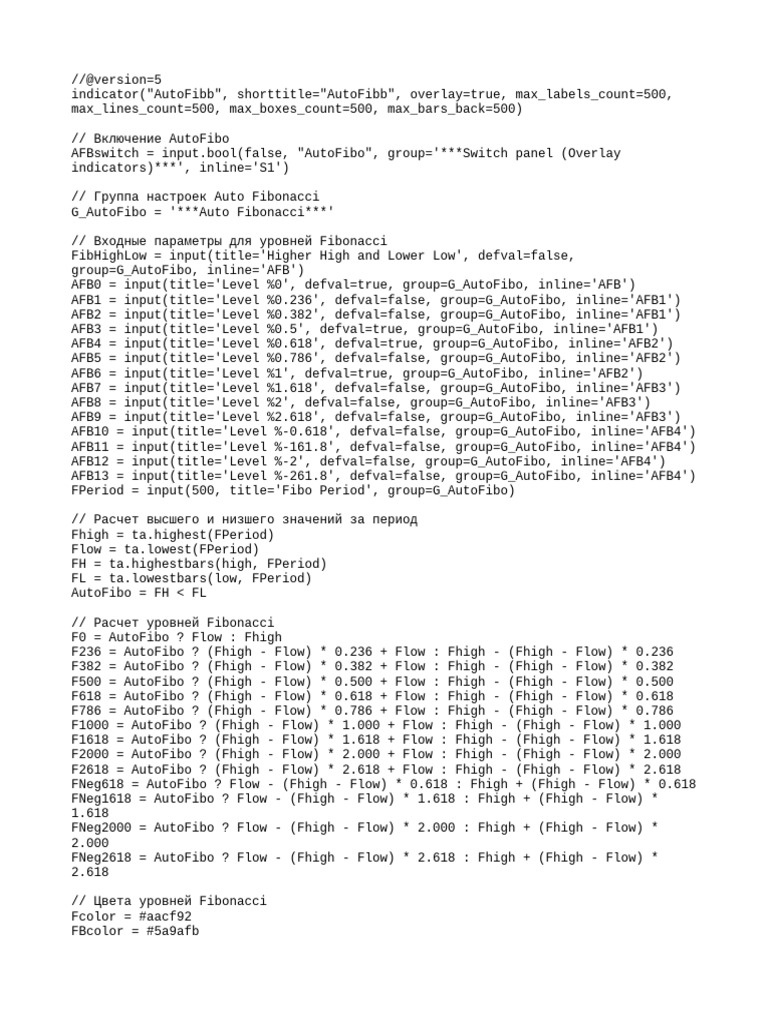 Auto Fibonacci | PDF