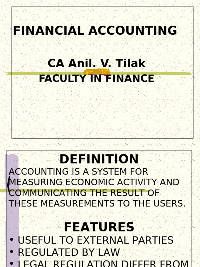 Financial Accounting | PDF