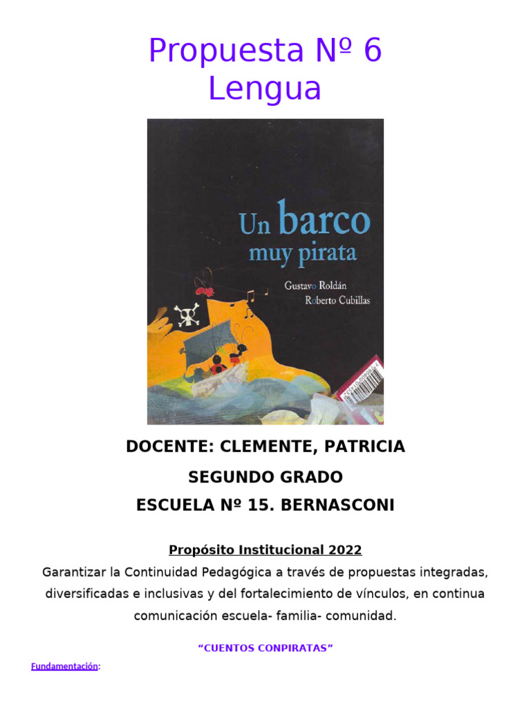 Un Barco Muy Piarata 2º | PDF