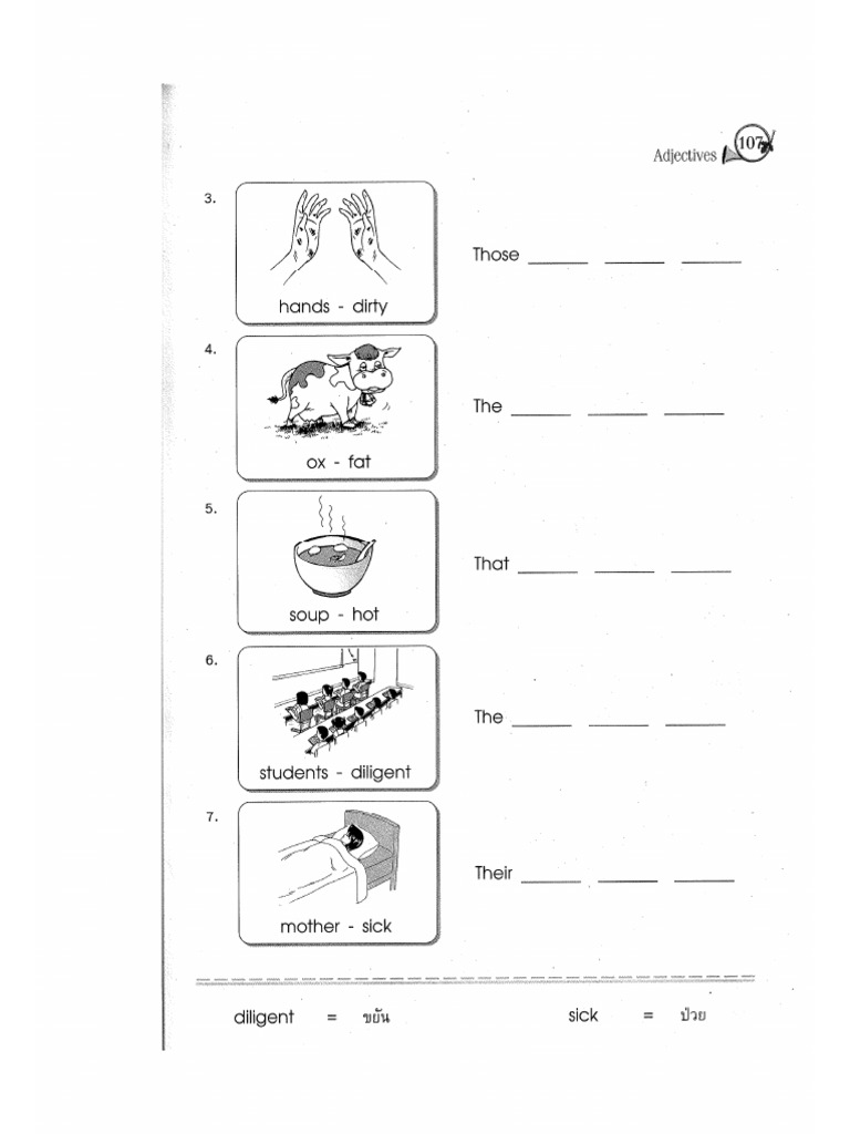 Adjectives - Page 5 | PDF