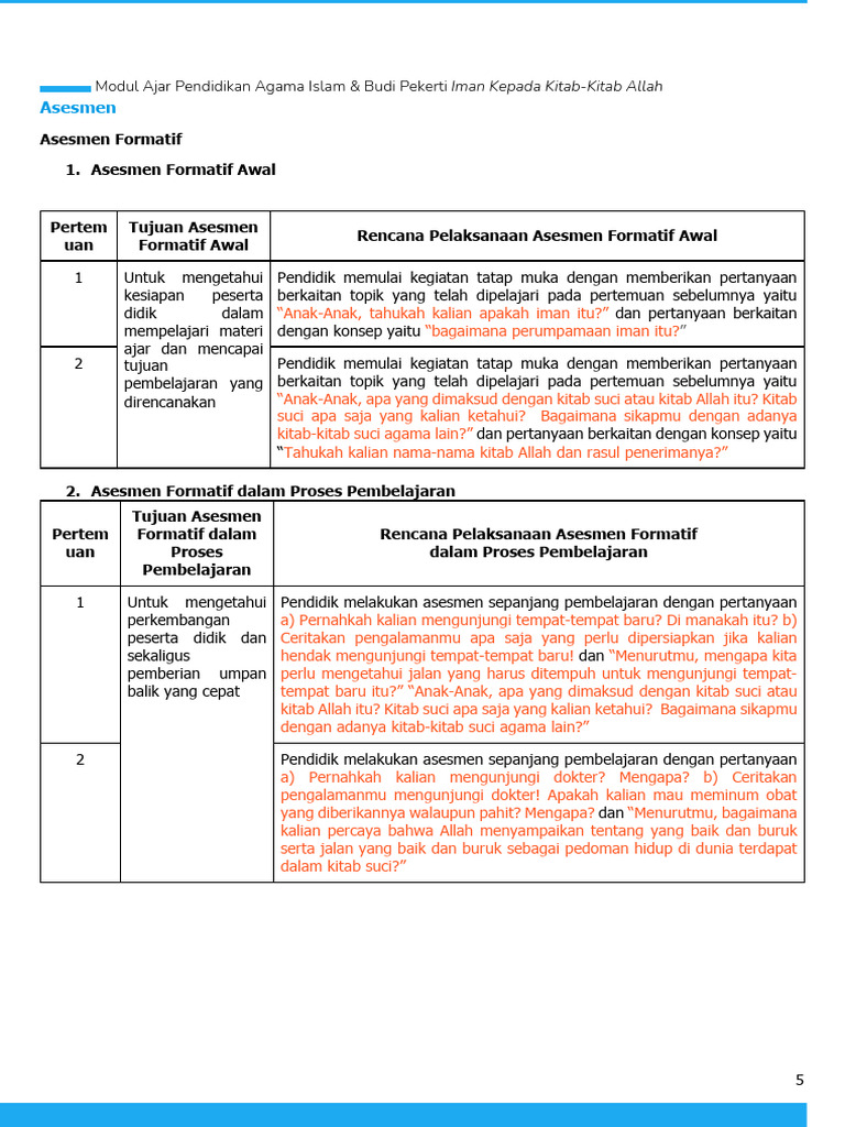 Asesmen Formatif | PDF