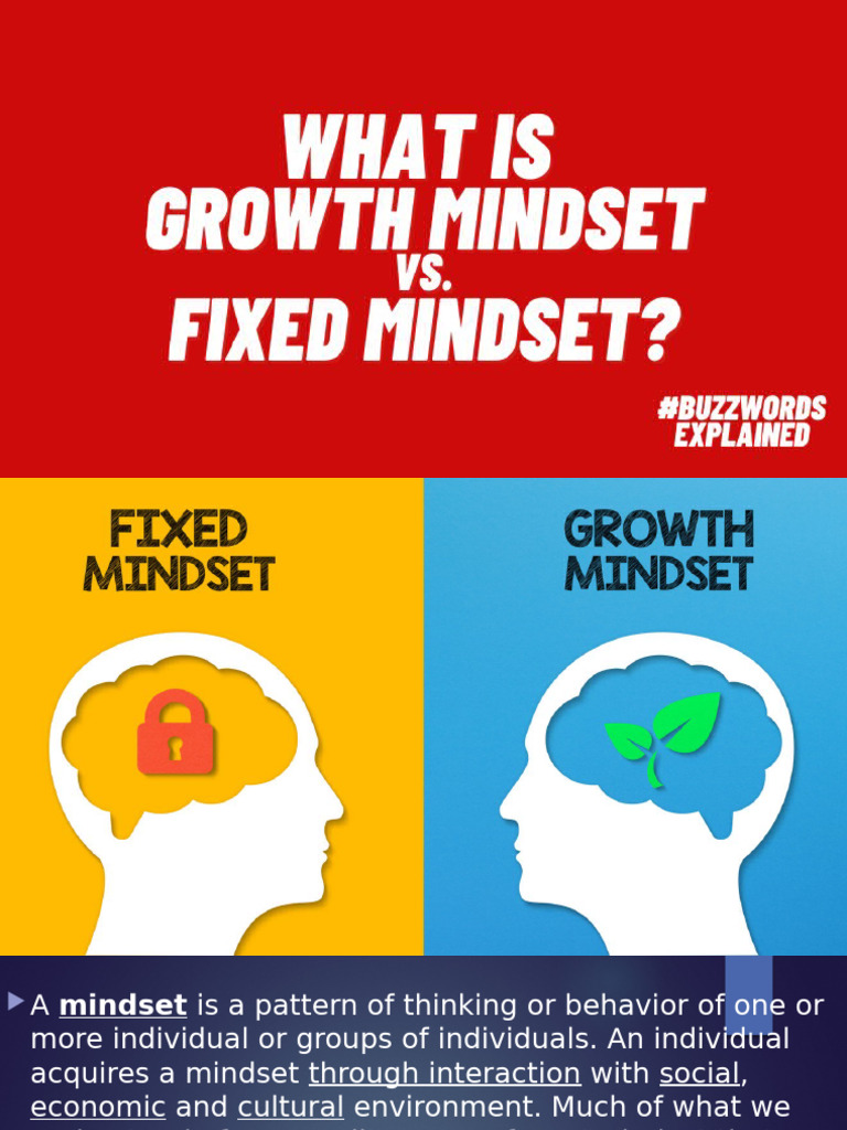Growth vs. Fixed Mindset Insights | PDF | Mindset | Social Psychology