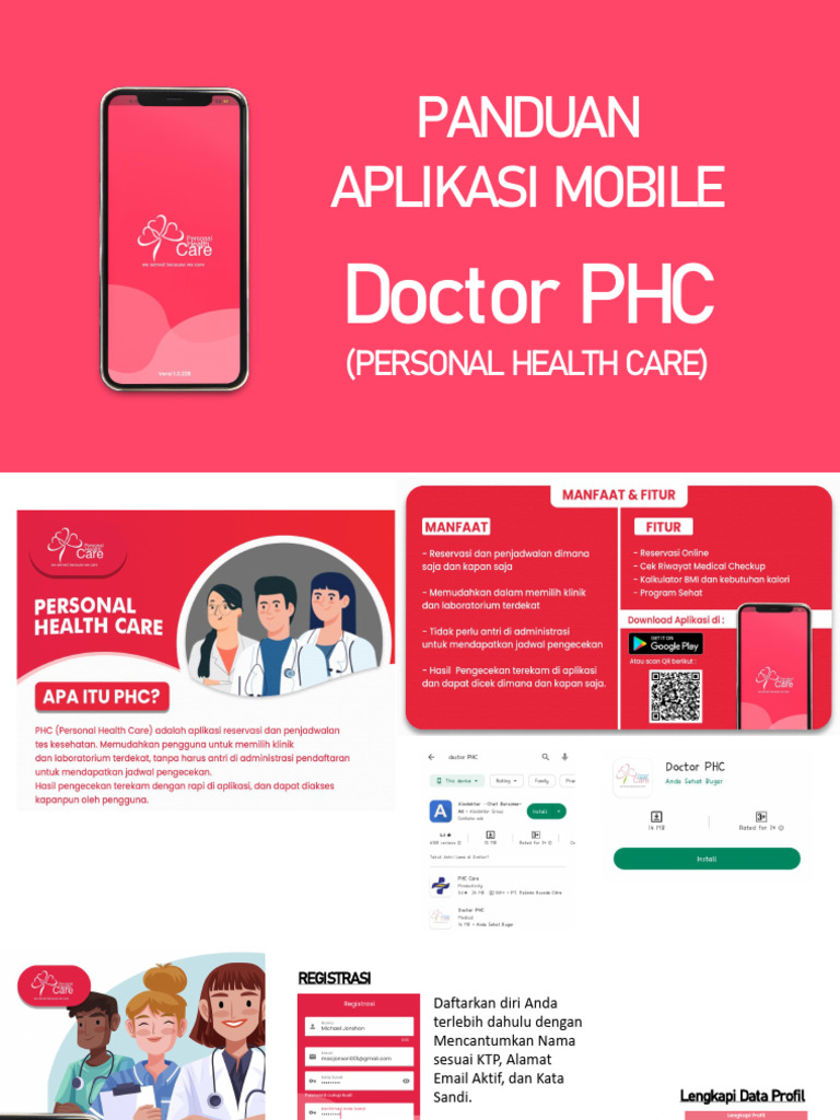 Panduan Aplikasi Mobile Doctor PHC | PDF