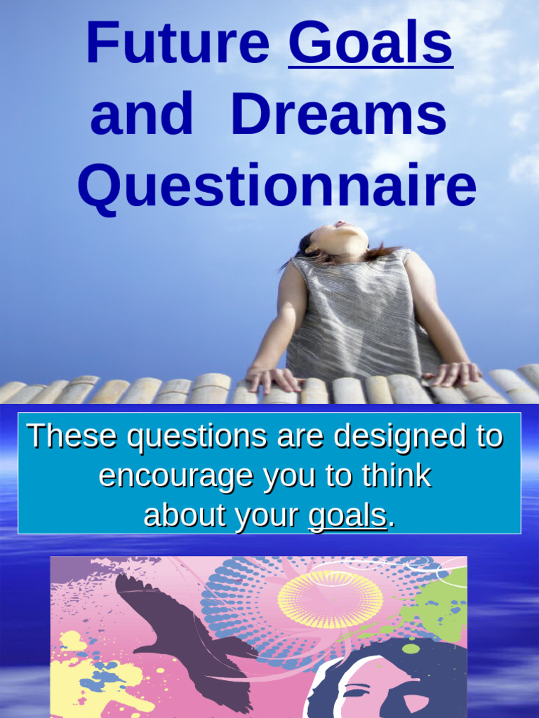 Goals and Dreams | PDF
