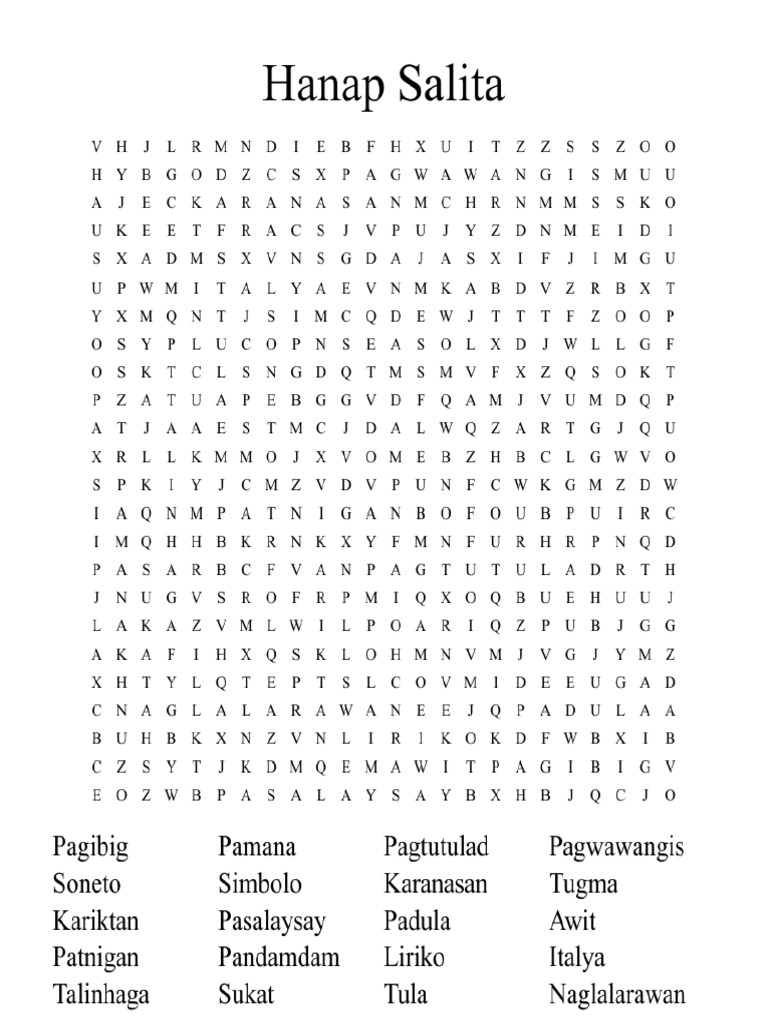 Word Puzzle | PDF