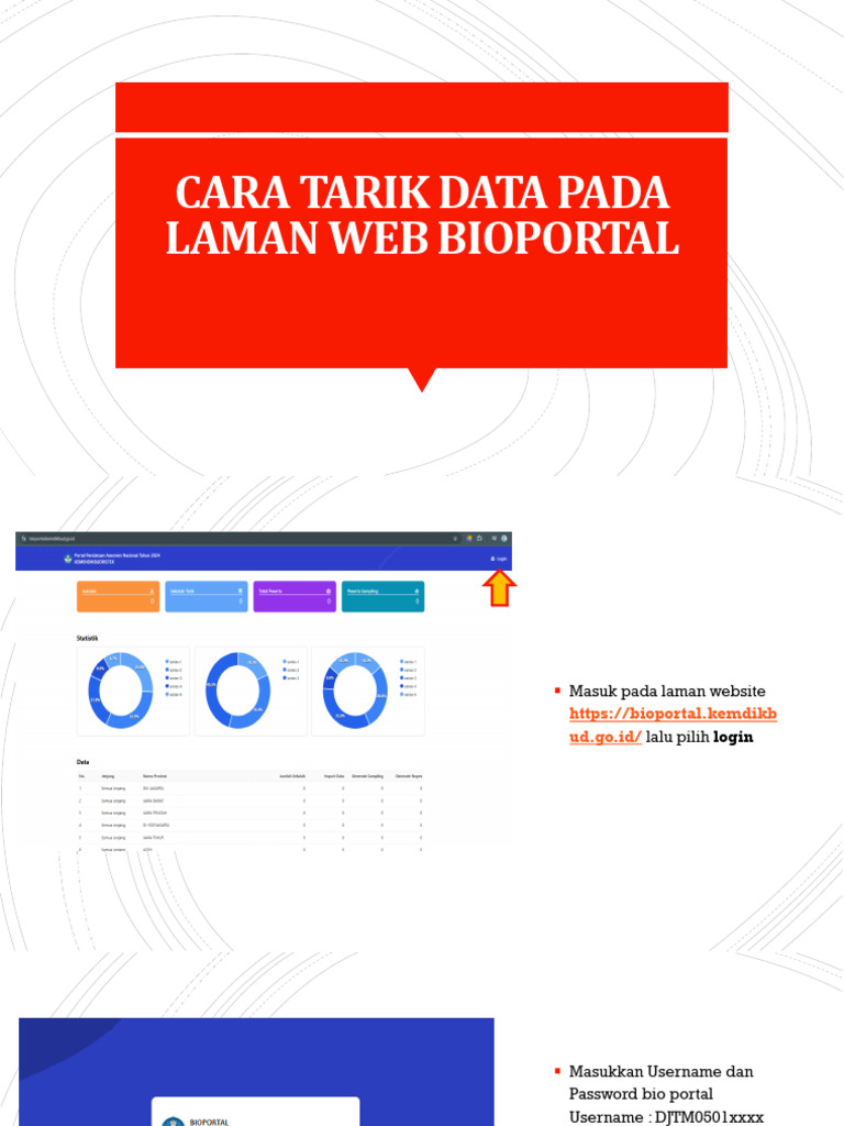 Cara Tarik Data Pada Laman Web Bioportal | PDF