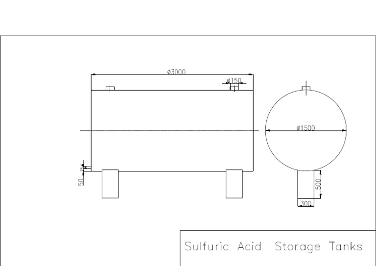 Sulphuric Acid Tank-Model | PDF
