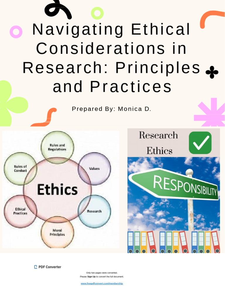 Slidesgo Navigating Ethical Considerations in Research Principles and ...