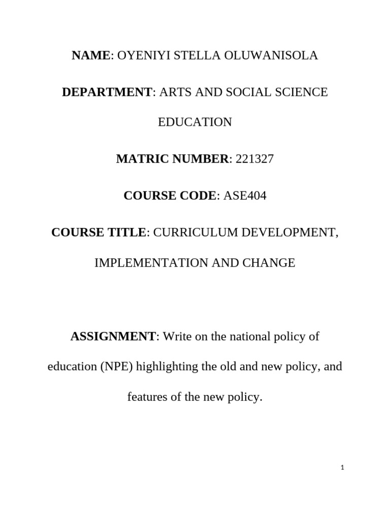 Ase 404 Assignment | PDF