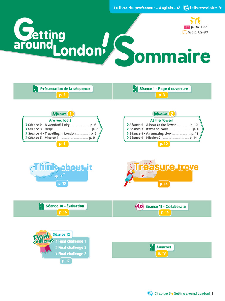 Livre Prof En6 Chap06 2 | PDF