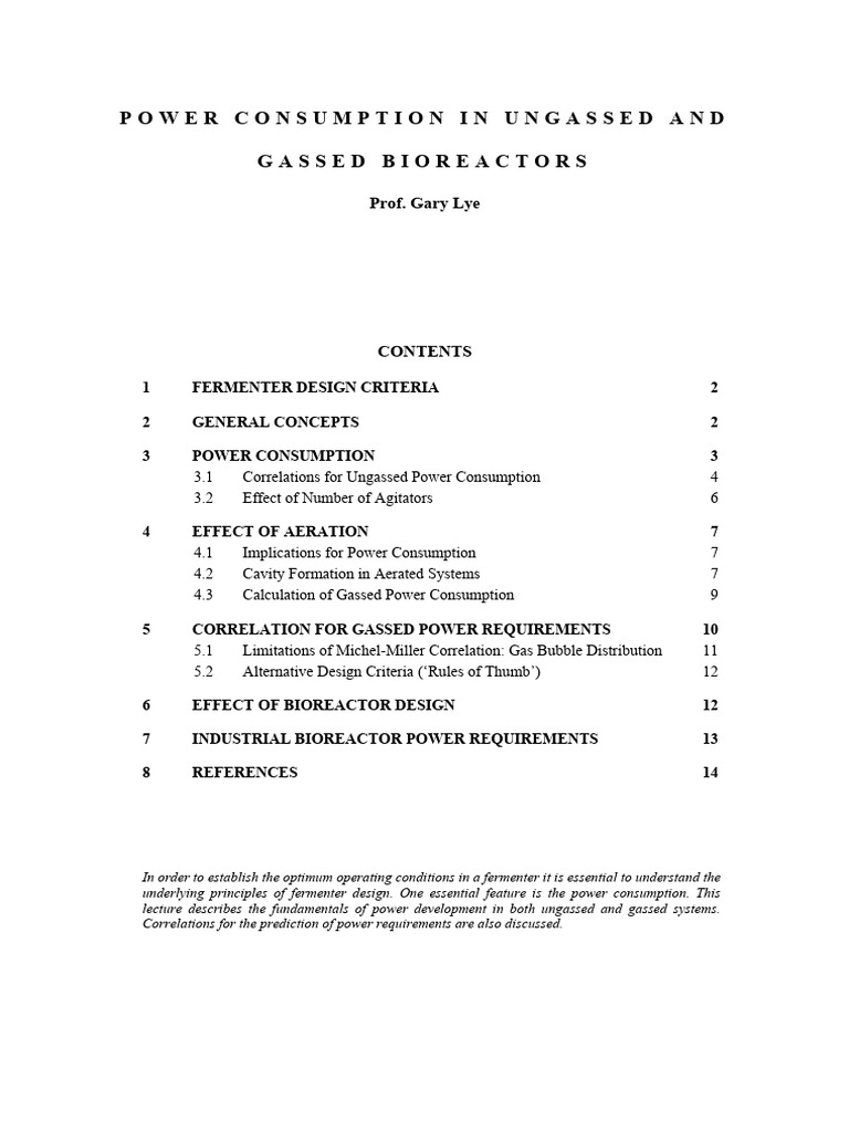 Week 7c - Power Consumption Notes | PDF