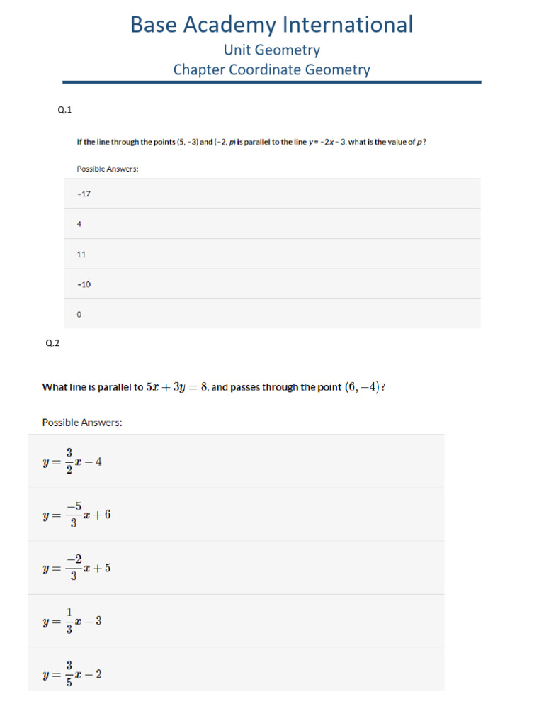 SAT Assignment 3D Coordinate Geometry | PDF SAT Assignment 3D Coordinate Geometry | PDF