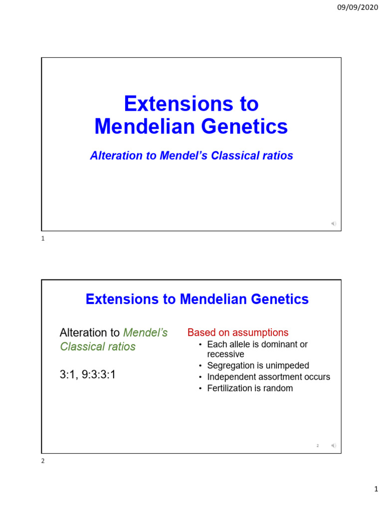 BIO212 - Lec05 - Levels of Dominance, Lethal Alleles, Multiple Allelism ...