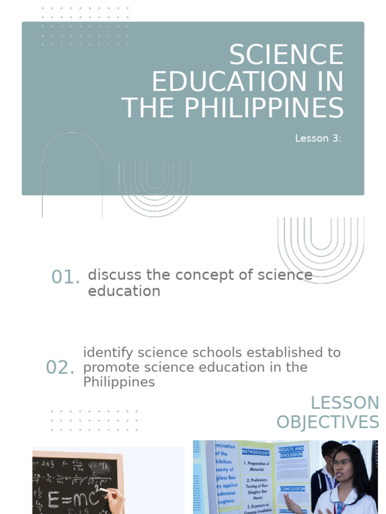 Lesson 3 Science Education in The Philippines | PDF | Science Education | Social Science